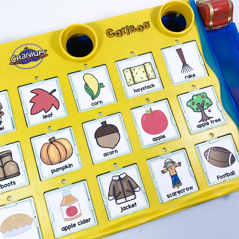 Cariboo cards for speech therapy