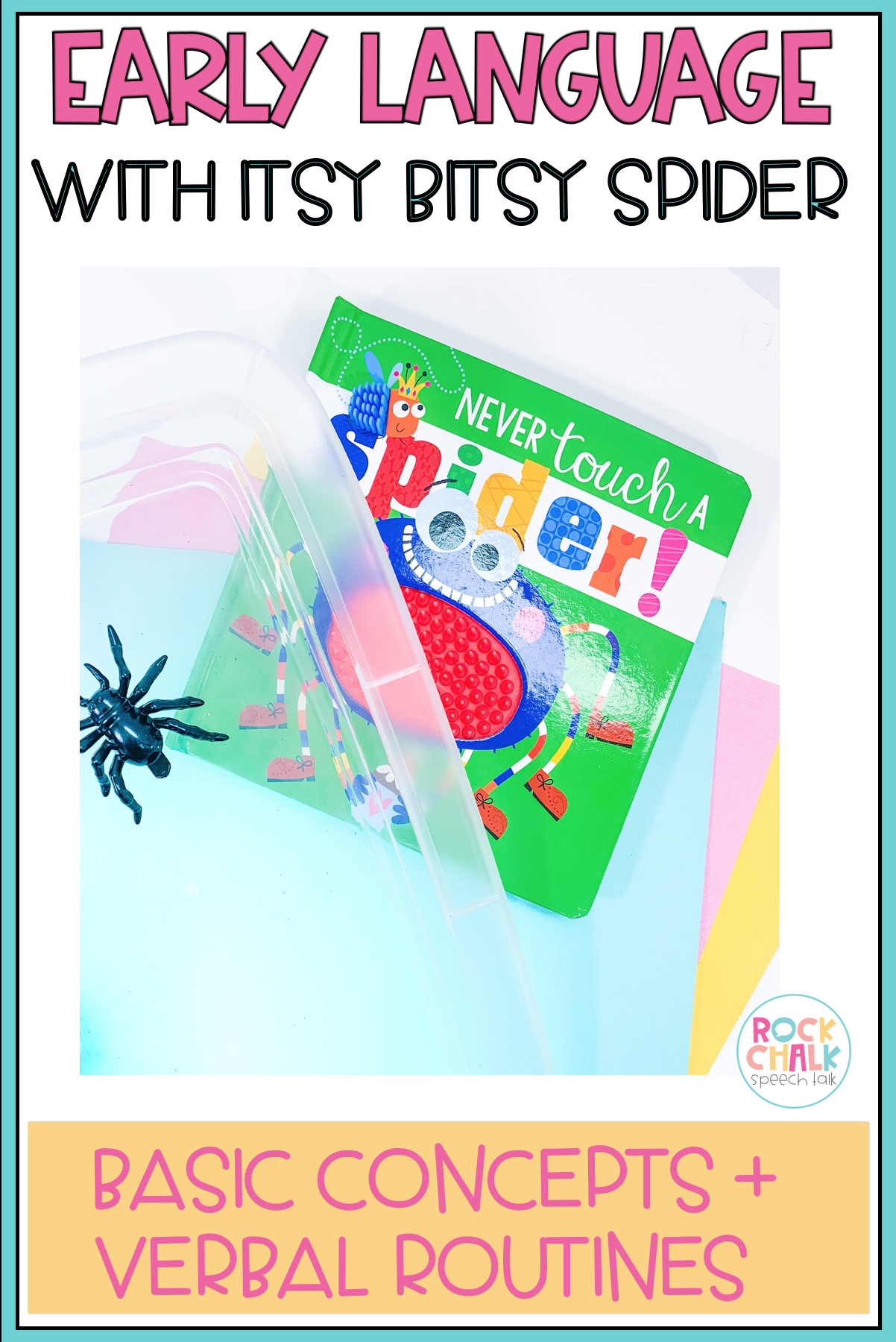 Itsy Bitsy Spider Speech Therapy Activities for a Weather Theme