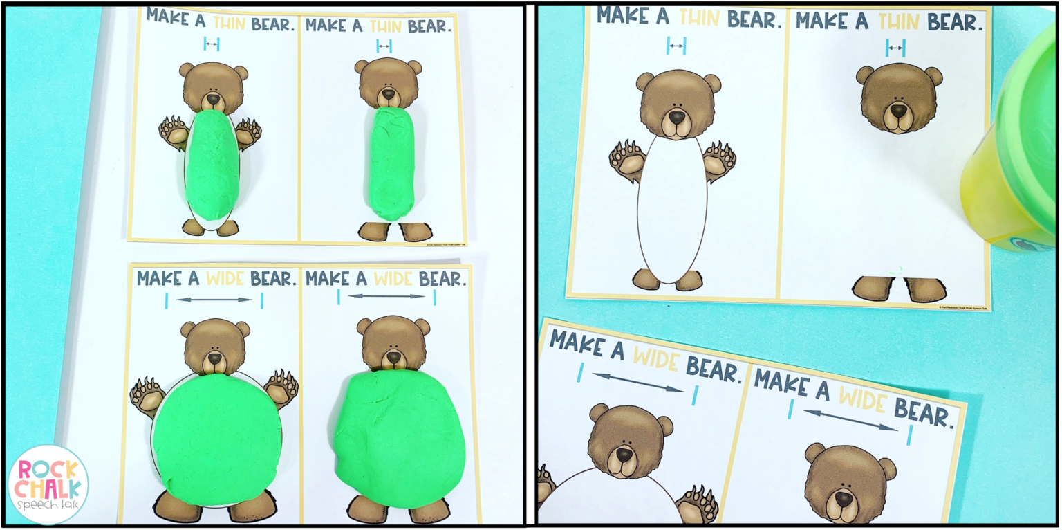 “Bear Wants More” activities for Speech Therapy